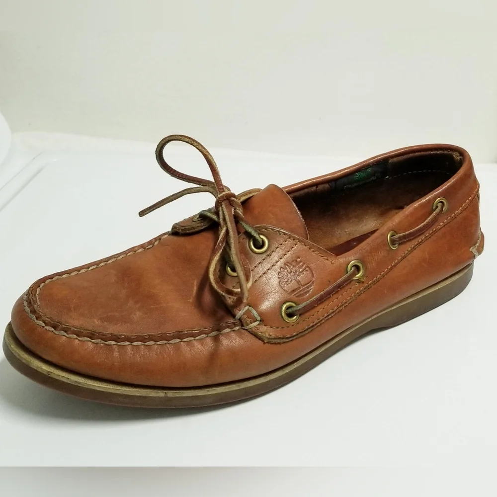 Timberland | Shoes | Timberland Genuine Leather 2eye Classic Boat Deck ...